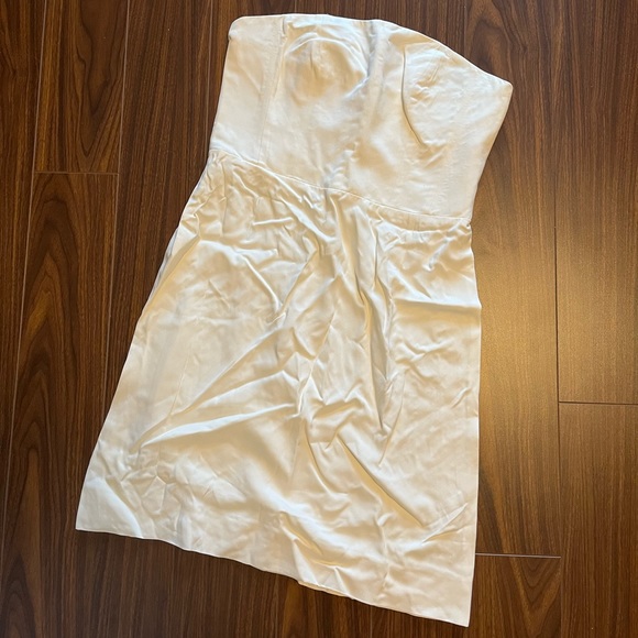 arkis | Dresses | Vintage Arkis White Strapless Mini Dress | Poshmark